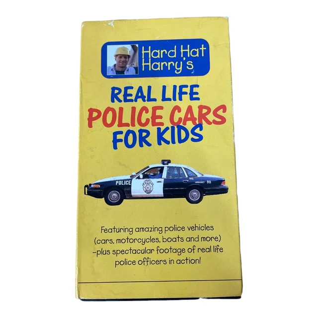 REAL LIFE POLICE Cars For Kids VHS Hard Hat Harry £2.25 - PicClick UK