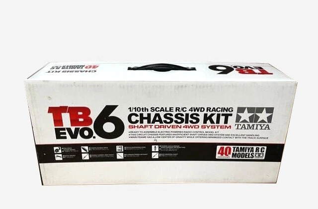 TAMIYA 1/10 #84379 RC 4WD TB EVO.6 Chassis Kit Car NIB £413.56 - PicClick UK