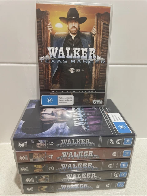 WALKER TEXAS RANGER - The Complete Series - All Seasons 1 - 6 DVD ...