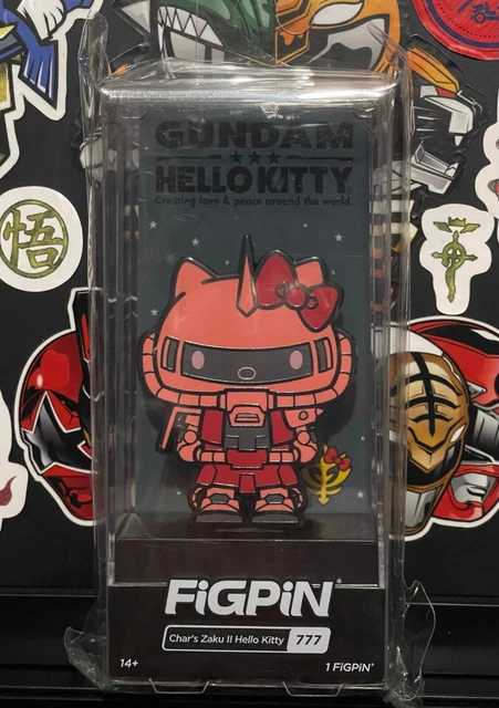 Wb Figpin Gundam Hello Kitty Chars Zaku Ii 777 Pin Collectible Eur