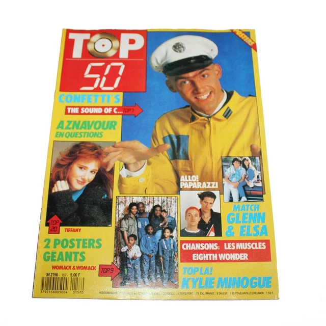 MAGAZINE / REVUE TOP 50 n° 157 Mars 1989 + poster complet Womack EUR 10 ...