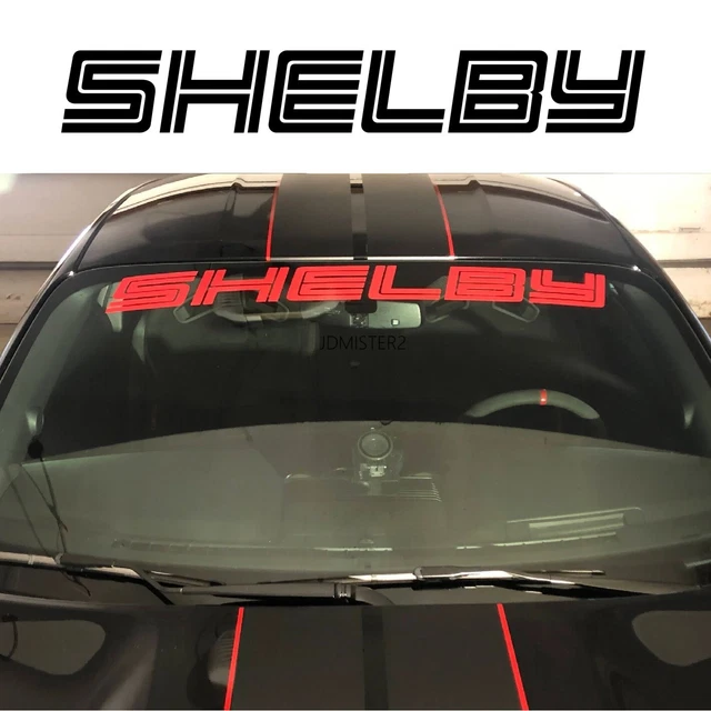 SHELBY FORD MUSTANG GT Windshield Vinyl Decal Sticker Muscle Car USDM ...