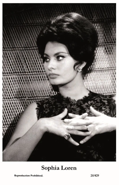 SOPHIA LOREN - Film star Pin Up PHOTO postcard - 20/427 Publisher ...