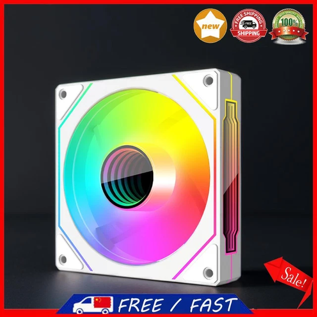 12CM ARGB 5V 3Pin 4 Pin PWM CPU Case Cooling Fan 800-1800 RPM Silent ...