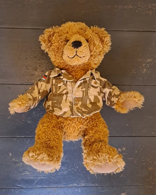 HELP FOR HEROES 'Hero The Bear' 15"x12" Soft Toy Plush- Camo Camouflage ...