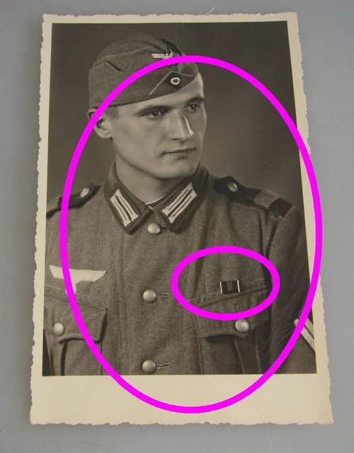 ALTES FOTO PORTRAIT Soldat mit Schiffchen aus Göppingen K7825 EUR 9,99 ...