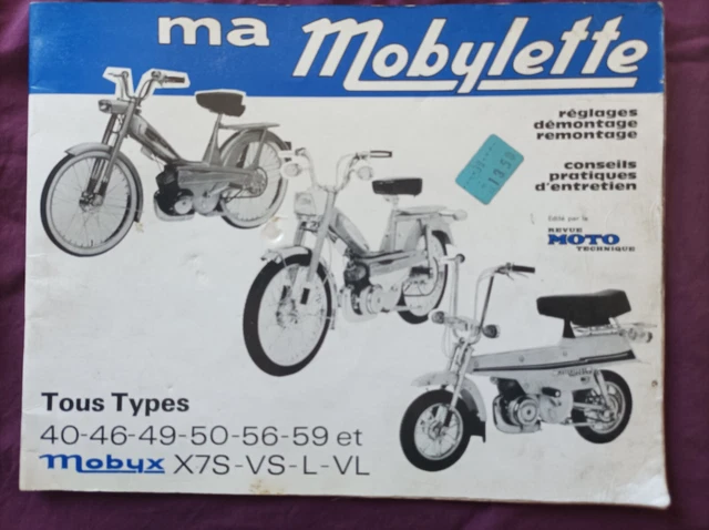 MA MOBYLETTE ,MOTOBECANE,TOUS types et mobix,Revue Moto Technique EUR ...