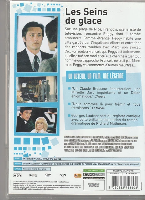 DVD ALAIN DELON Mireille DARC - Les Seins de glace - Georges LAUTNER 1974 EUR 5,90 - PicClick FR