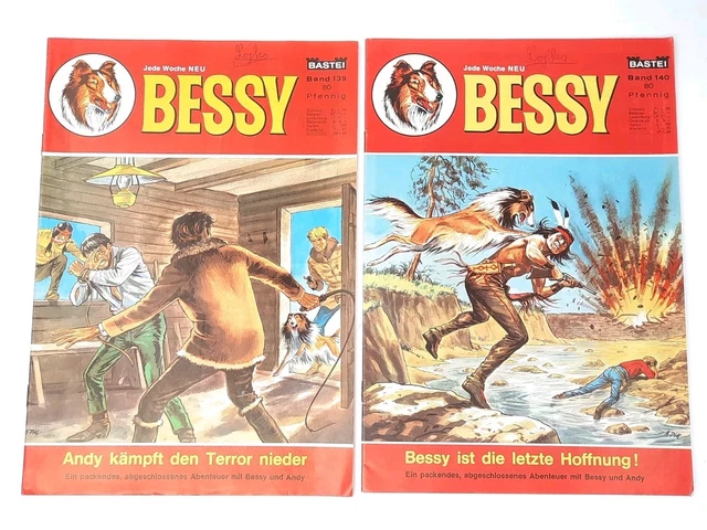 BASTEI - BESSY BAND Bessy - Nr. 139 + 140 mit Name Zustand Z1-2 von ...