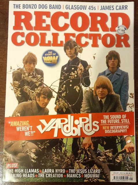 RECORD COLLECTOR MAGAZINE ISSUE 566, Yardbirds, Laura Nyro, Mogwai ...