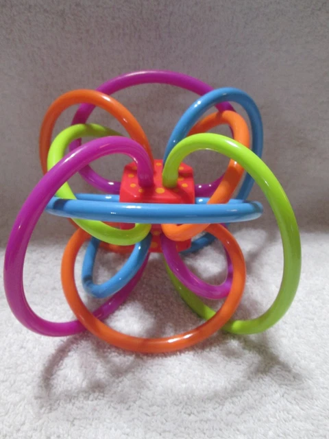 MANHATTAN TOY WINKEL rattle sensory Teether as seen on Baby Einstein ...
