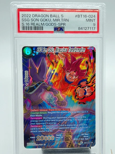 SSG SON GOKU, Transformation Miraculeuse BT16-024 PSA 9 EUR 55,10 - PicClick FR