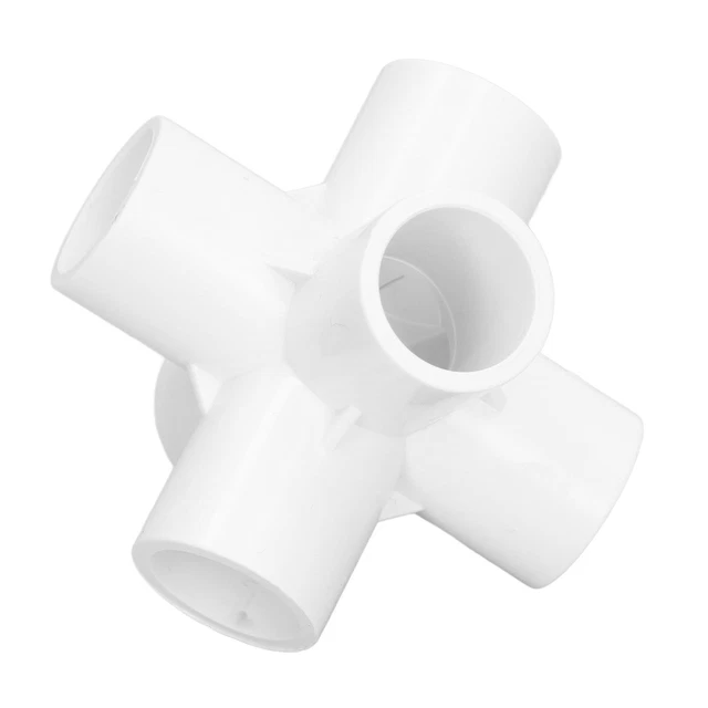 6 WAY PIPE Fittings PVC Pipe Connector 20mm Inner Diameter For Indoor ...