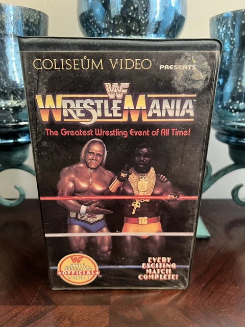 WWF WRESTLEMANIA 1 VHS 1985 Coliseum Video Hulk Hogan Mr. T Roddy Piper ...