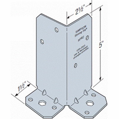 SIMPSON STRONG-TIE RPBZ Retrofit Post Base Deck Post Z Max £8.29 ...