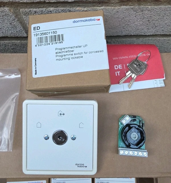 DORMAKABA ED 3 POSITION PROGRAMMABLE SWITCH £100.00 - PicClick UK