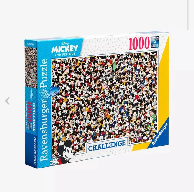 RAVENSBURGER DISNEY MICKEY Mouse CHALLENGE 1000 Piece Jigsaw Puzzle $49 ...