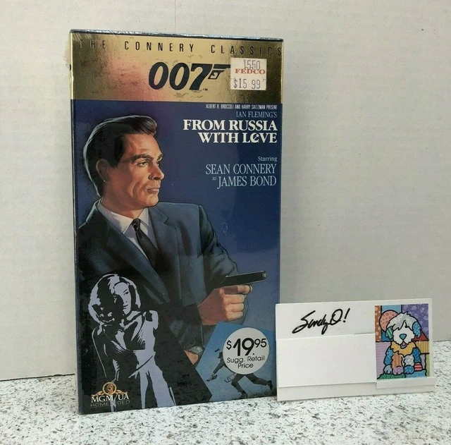 VHS FROM RUSSIA With Love Sean Connery (1963) James Bond 007 NEW £7.31 ...