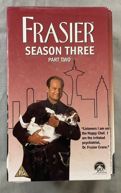 FRASIER, SEASON THREE, Part Two, VHS PAL Video Tapes, Box Set £5.00 ...