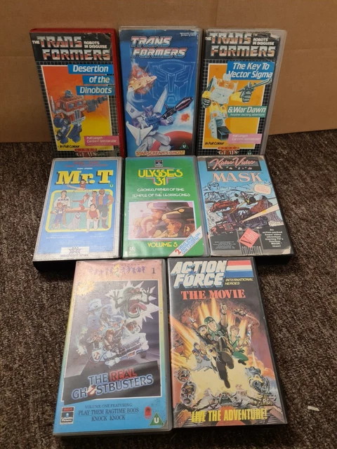 VHS TAPES BUNDLE 1980s Kids Cartoons Tv Shows Childrens Vhs Mouldy £25. ...