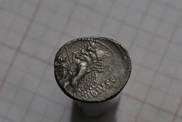 🧭 🇮🇹 ANCIENT ROMAN REPUBLIC DENARIUS VIBIUS PANSA QUADRIGA 3.94Gr. B70 ...