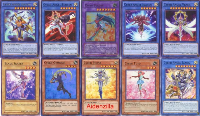 Yugioh Alexis Rhodes Deck Cyber Angel Cyber Tutu Blade Skater Benten
