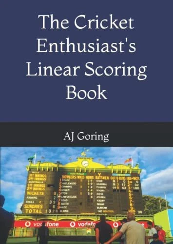 THE CRICKET ENTHUSIASTS Linear Scoring Book, Goring, AJ £3.49 - PicClick UK