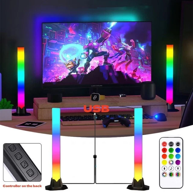 RGB LED LIGHT Bar Music Rhythm Lights TV Backlight Desktop Atmosphere ...