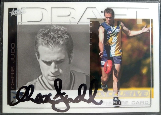 2002 AFL SELECT Exclusive Draft Pick Signature Ds3 Chris Judd $200.00 ...