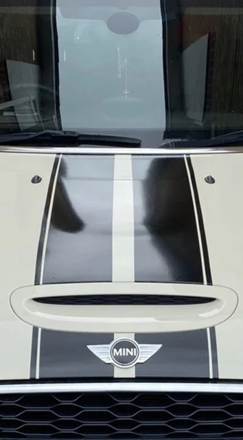 FOR MINI COOPER Bonnet stripes Cooper S style for F56, F55, F54 racing ...