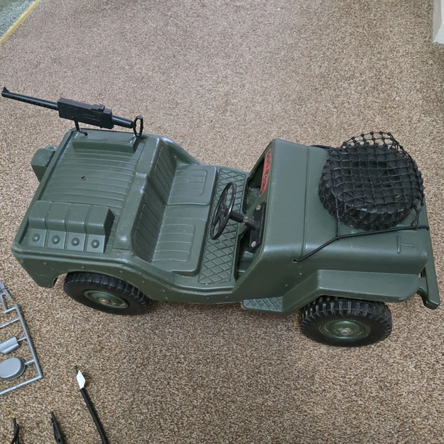 VINTAGE PALITOY ACTION Man Transport Command Jeep £89.99 - PicClick UK