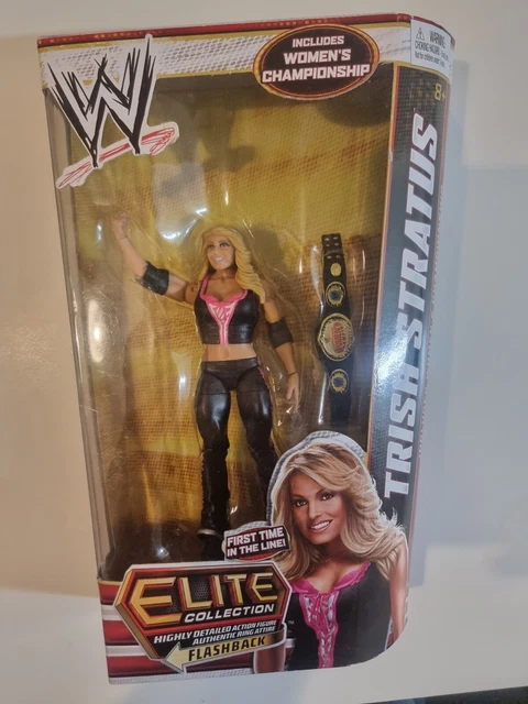 WWE TRISH STRATUS Elite Series #24 Mattel Figure Wrestling Flashback ...