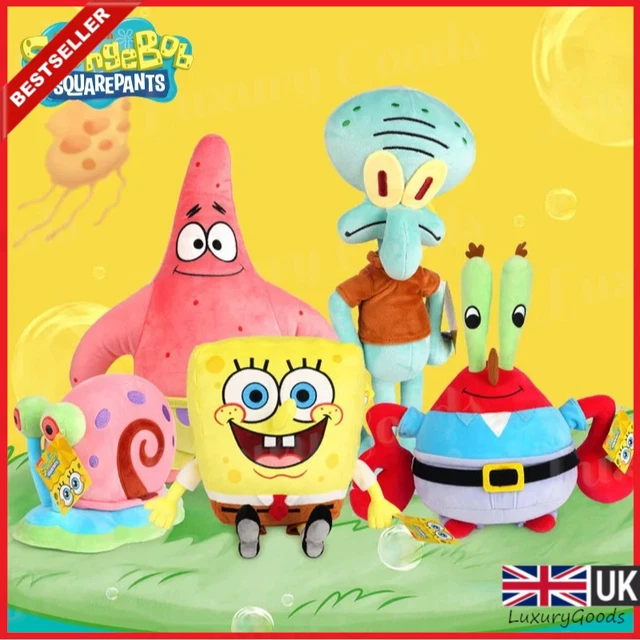 🟡SPONGEBOB SQUAREPANTS PLUSH Toy Cartoon Stuffed Plushie Patrick Krabs ...
