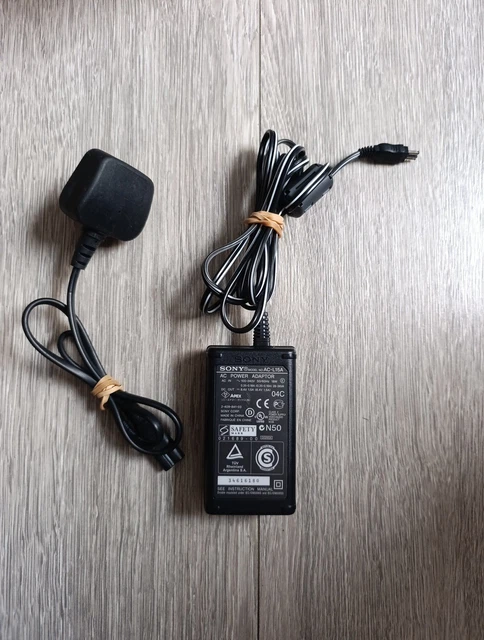 GENUINE SONY AC-L15A AC Mains Adapter Charger 8.4V 1.5A Camcorder w. UK ...