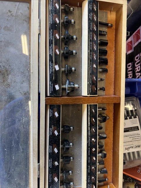 SKIL 91030 CARBIDE Router Bit Set - 30-Piece Drill Bits Missing 2 $22. ...