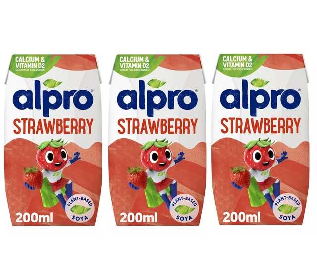 ALPRO SOYA STRAWBERRY Long Life Shake Drink 3 x 200ml $14.56 - PicClick AU