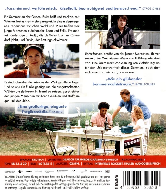 ROTER HIMMEL (BLU-RAY) Thomas Schubert Paula Beer Christian Petzold EUR ...