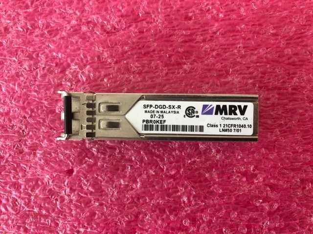 MRV SFP-DGD-SX-R SFP Dual Clasificación 1/2.1 Gbps SX, O 1000Base Lote ...