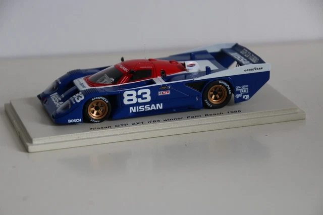NISSAN GTP ZXT N°83 Palm Beach 1988 Spark 1/43 EUR 51,00 - PicClick FR