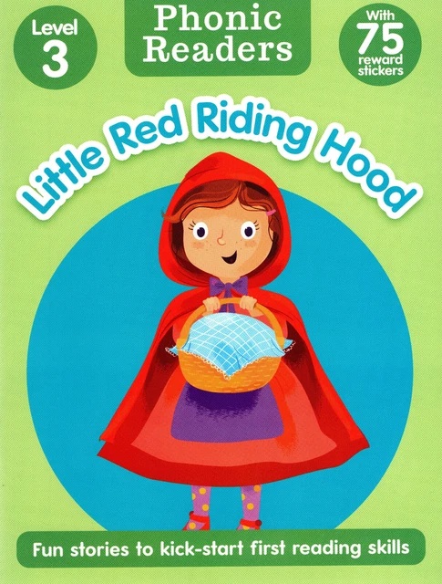 LITTLE RED RIDING Hood Phonic Readers Level 3 With 75 Reward Stickers £ ...