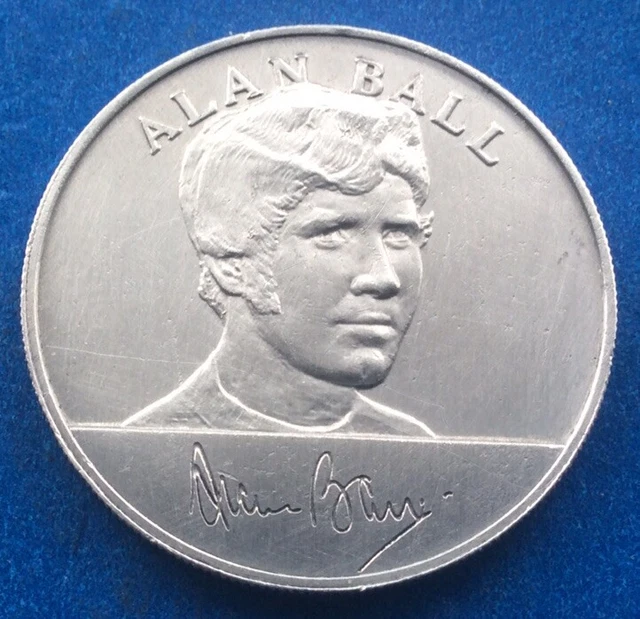 RARE LATE GREAT Alan Ball England 1970 World Cup Squad Esso Coin £2.95 ...