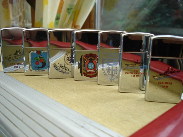 LOT DE 7 briquets Zippo militaire en excellents états ou neufs et ...