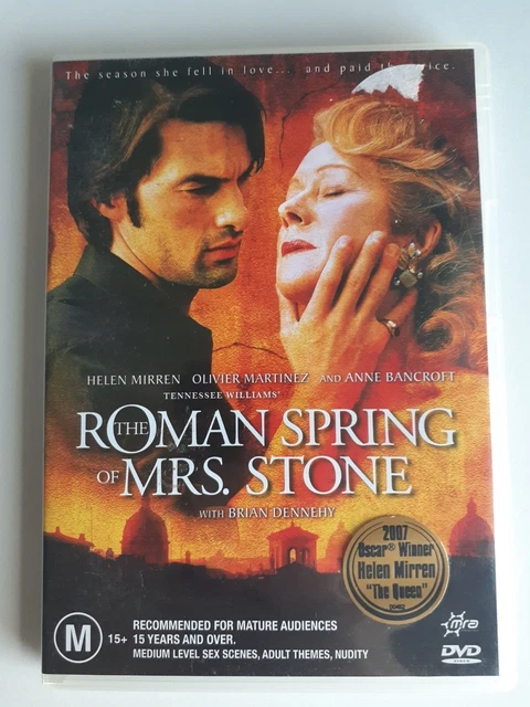 Dvd Movie The Roman Spring Of Mrs Stone Helen Mirren Olivier Martinez