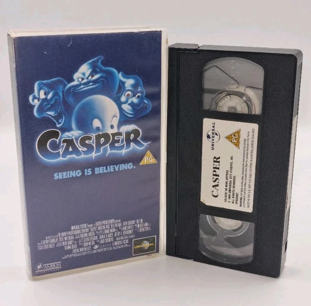 CASPER VHS PAL Video Tape 1995 Children's Comedy Horror Cert PG £7.49 ...