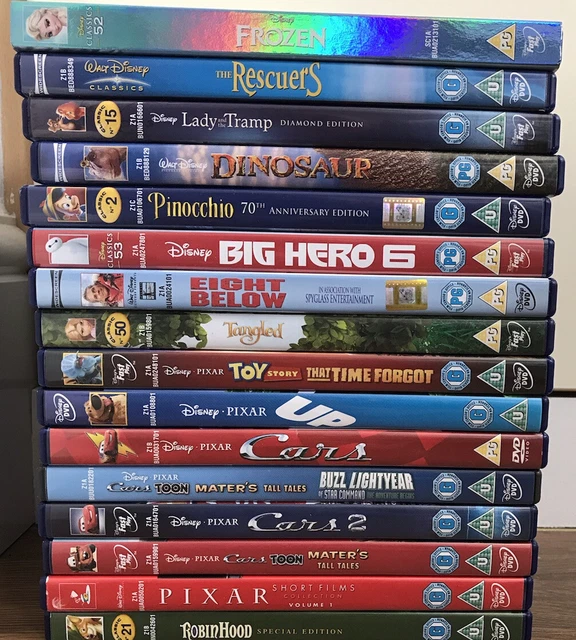 16 X FAMILY DVDs Walt Disney Pixar Classics Frozen Up Cars Toy Story ...