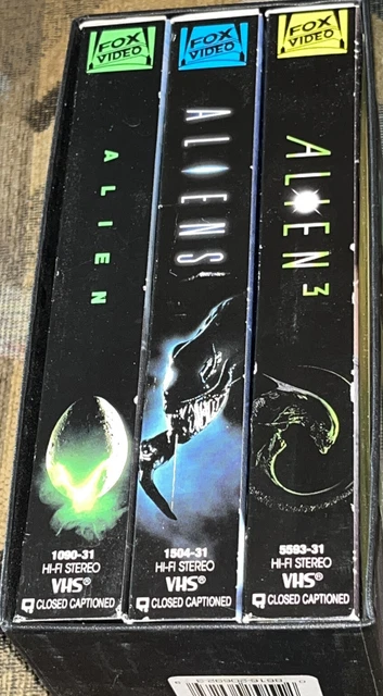 ALIEN TRILOGY VHS Box Set: Alien, Aliens, Alien 3 - Collectible ...