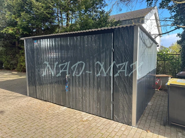 BLECHGARAGE 4X6M RAL 7016 Stahlgarage inkl.Lieferung&Aufbau ...