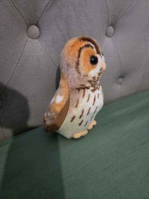 WILD REPUBLIC BIRDS Tawny Owl. interactive plush toy. Hoot Call. RSPB ...