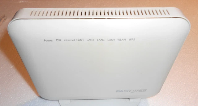 MODEM ROUTER FASTWEB BROADBAND ADB MODEL DV 2200 WI-FI con alimentatore ...