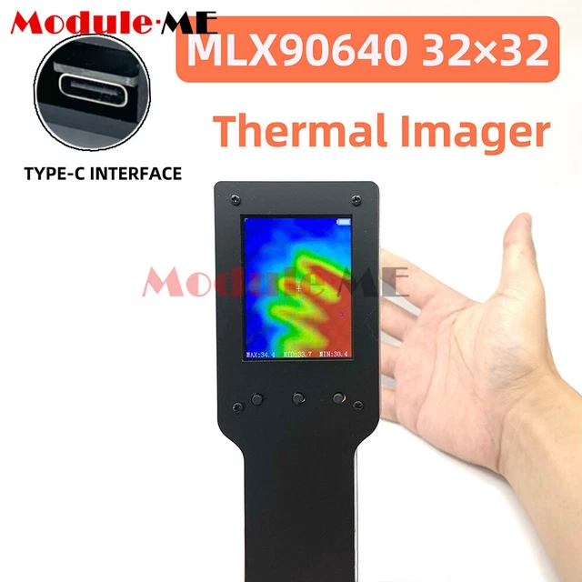 MLX90640 INFRARED THERMAL Imager Handheld Thermograph Camera ...
